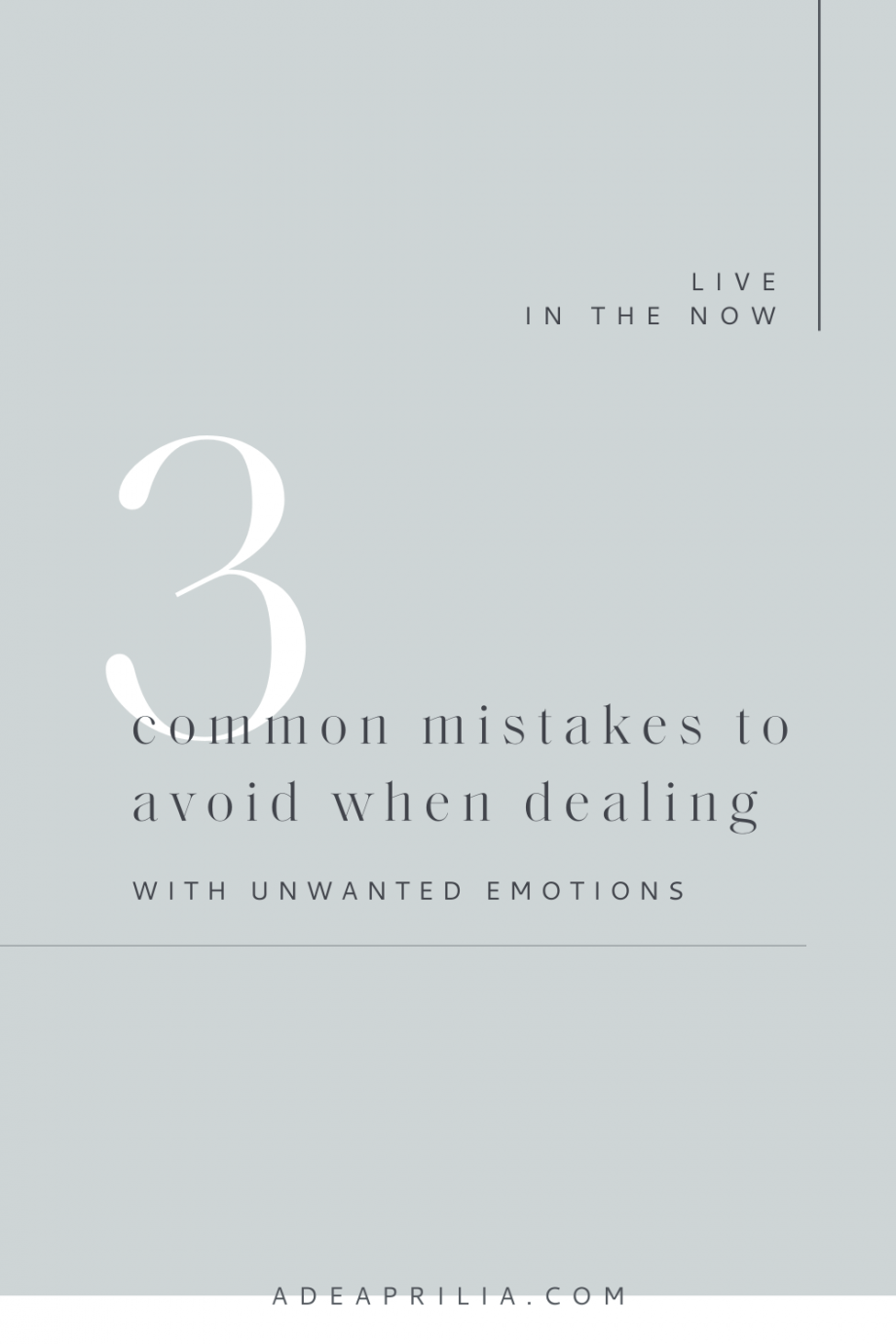3 Common Mistakes to Avoid When Dealing With Emotions
